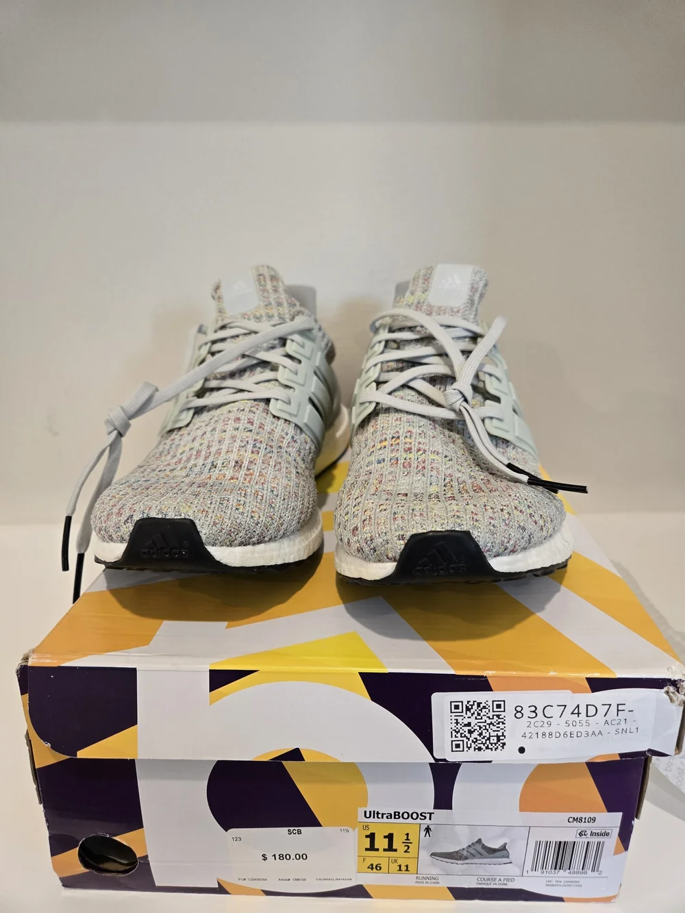 adidas | Shoes | Adidas Ultra Booat Multicolor Knit Running Sneakers ...